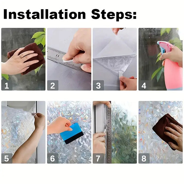 Dekoratyvinė ir privatumą sauganti langų plėvelė | PRISMWRAP – vigoshop.lt